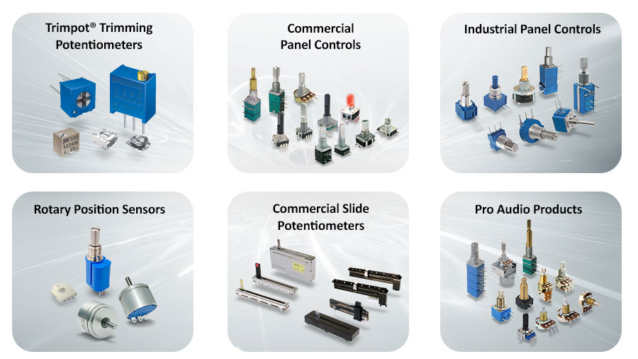 Bourns® Potentiometer Circuits for Commercial & Panel Controls, Linear ...